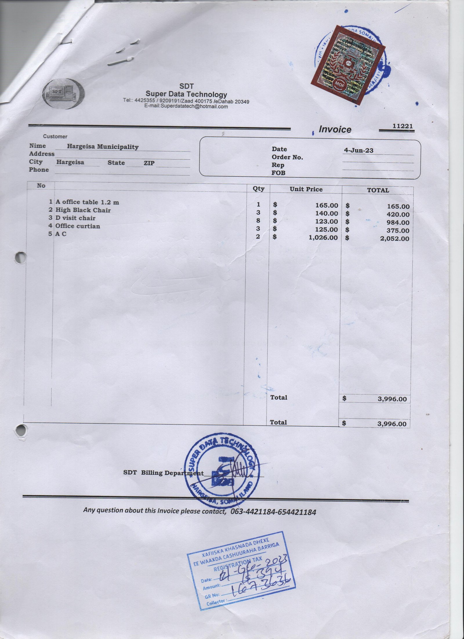 Bill Details