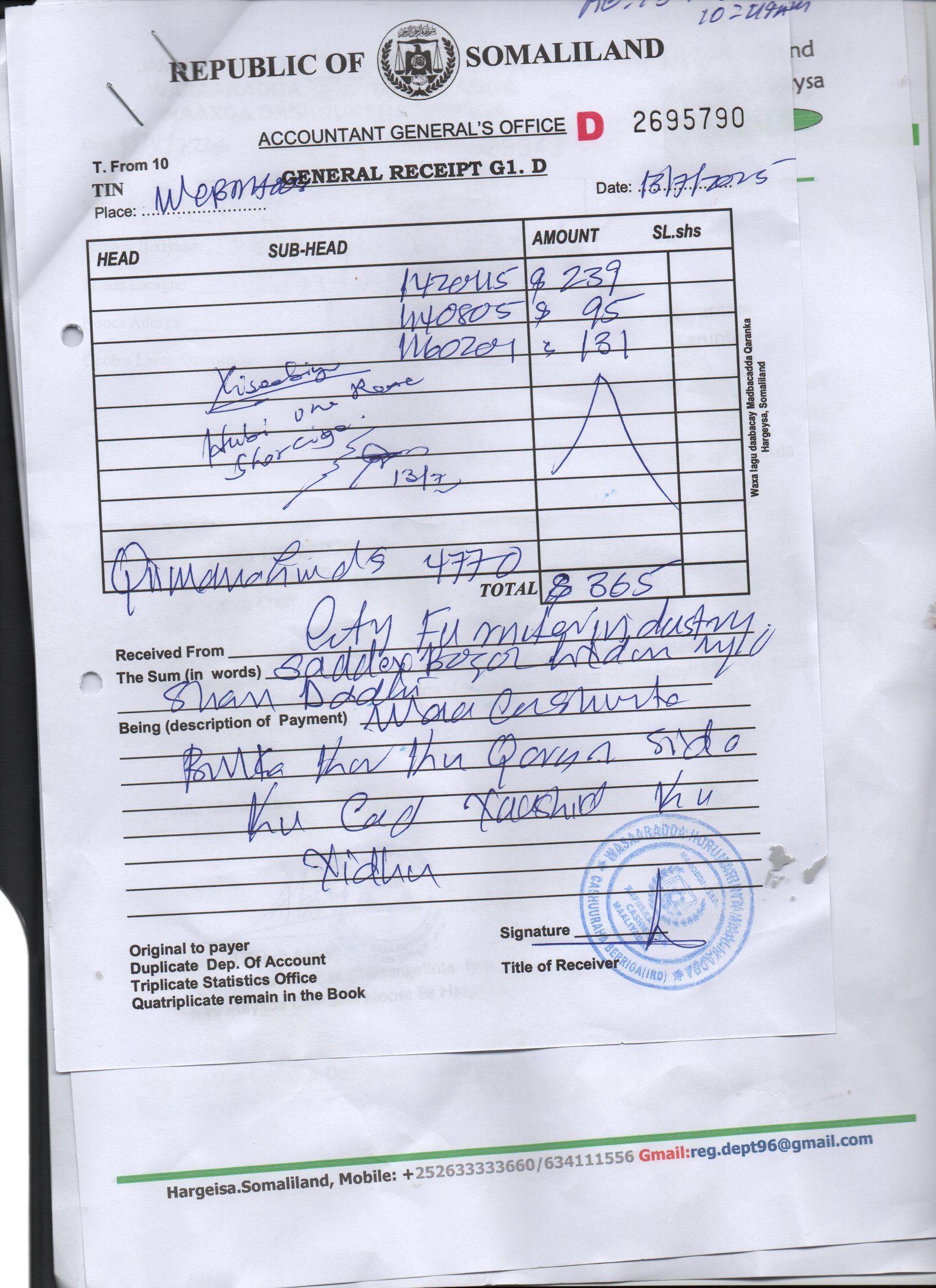 Bill Details