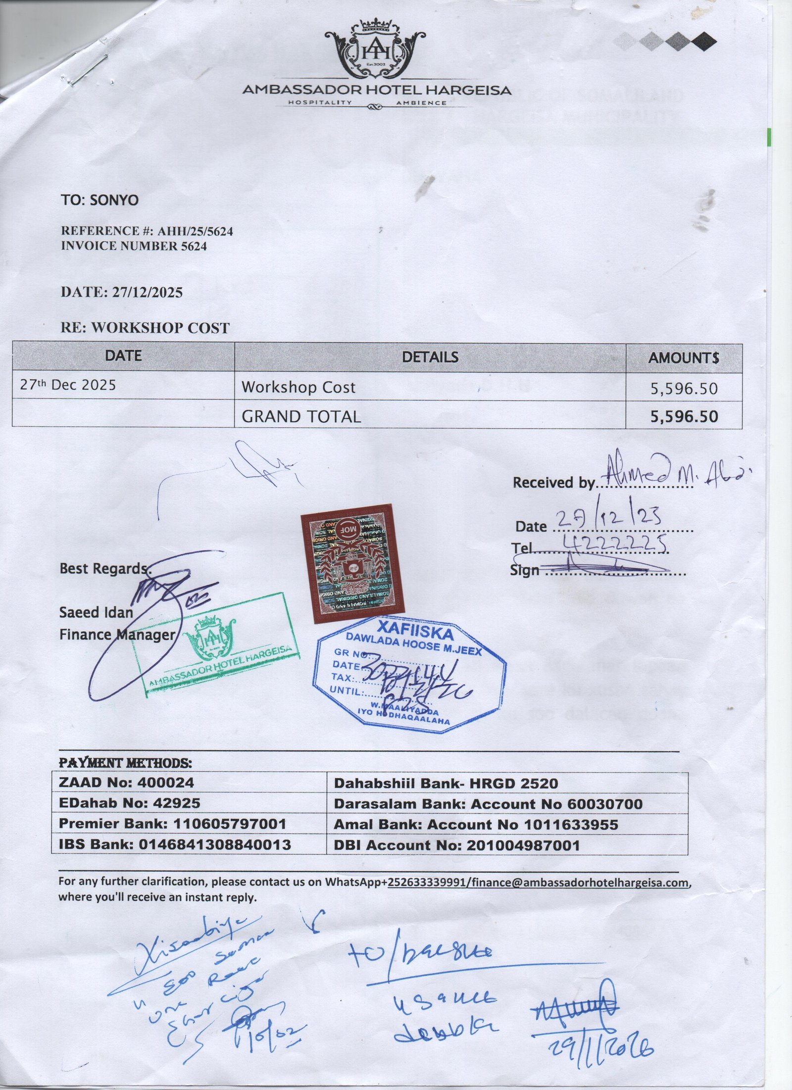 Bill Details