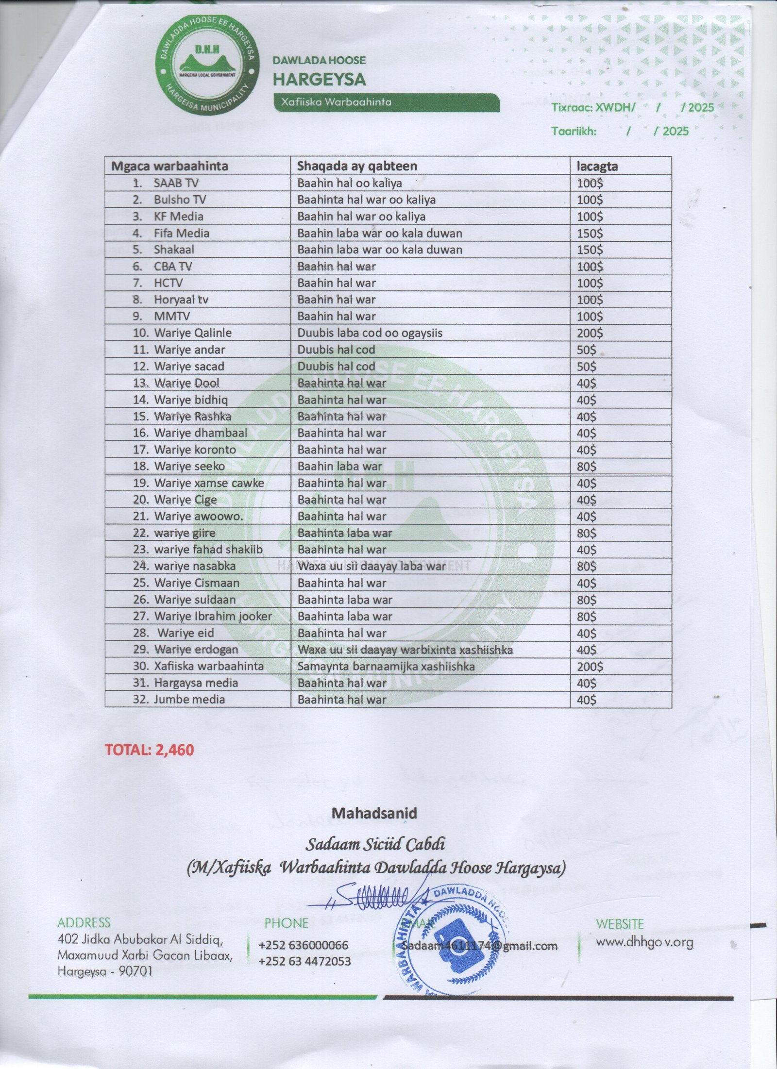 Bill Details